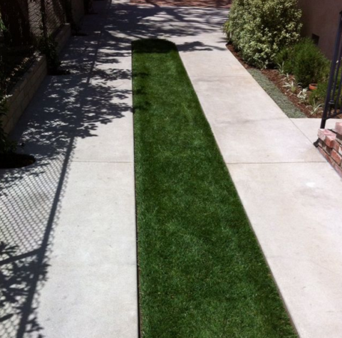 7 Concrete Driveway Ideas With Artificial Grass